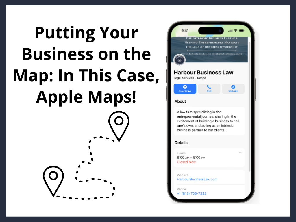 Putting Your Business on the Map: In This Case, Apple Maps! - Harbour ...
